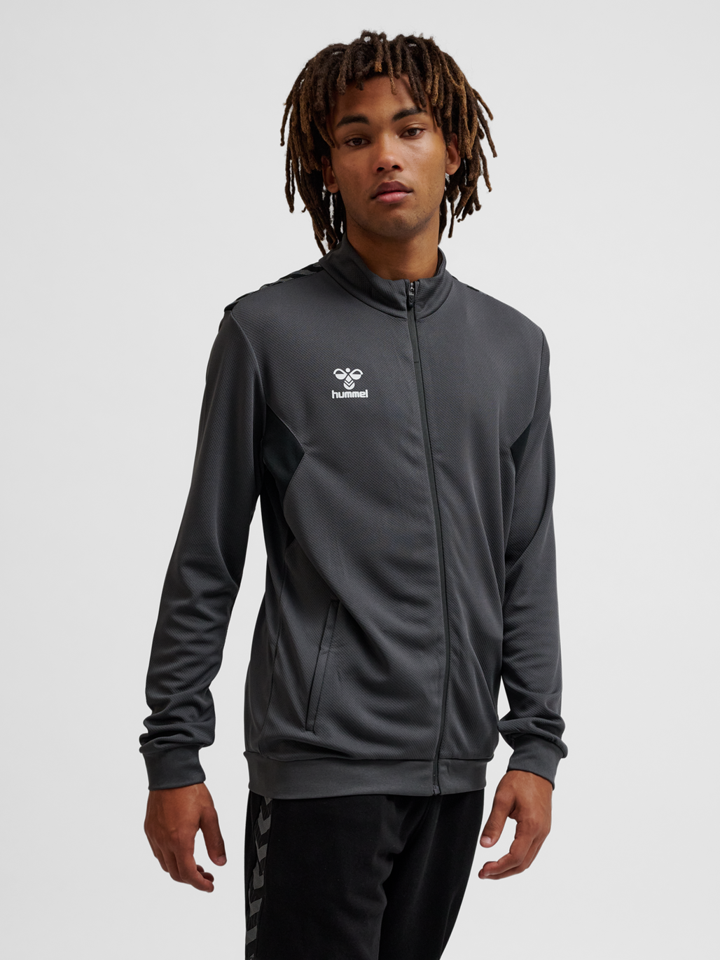 hummel AUTHENTIC PL ZIP JACKET - ASPHALT | hummel.dk
