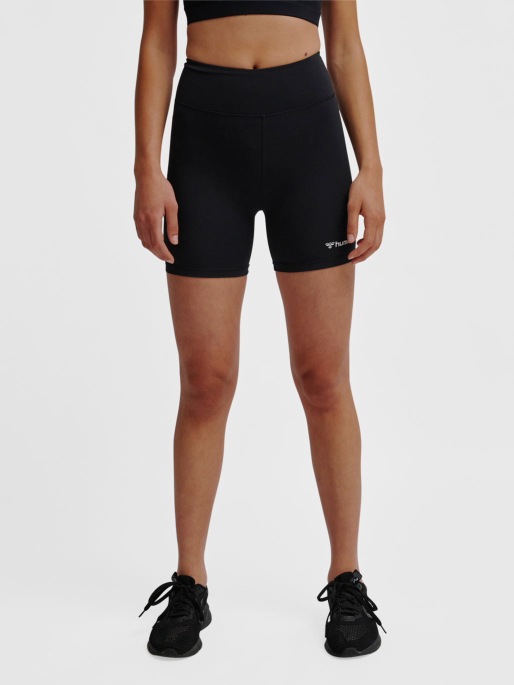hummel MT ACTIVE HW TIGHT SHORTS - BLACK | hummel.dk