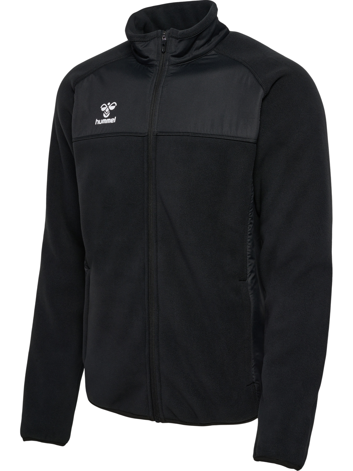 hummel GO FLEECE JACKET - BLACK | hummel.dk