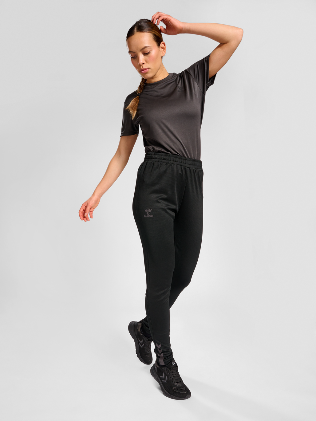 hummel ACTIVE TRAINING PANTS WOMAN - BLACK | hummel.dk