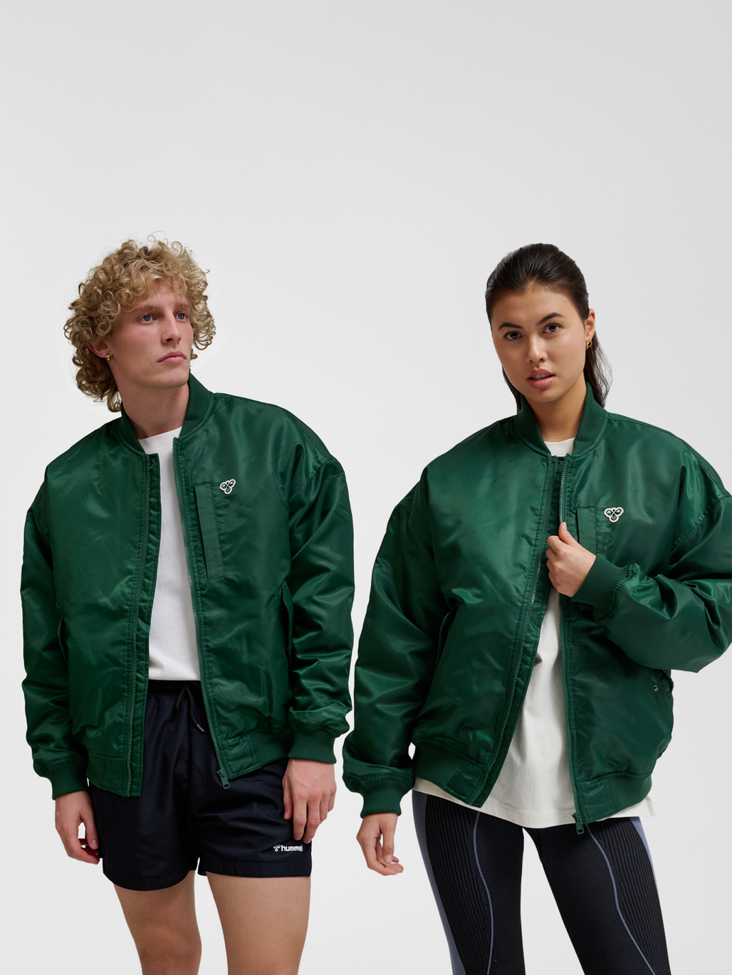 hummel BASEBALL JACKET BEE - DARK GREEN | hummel.dk