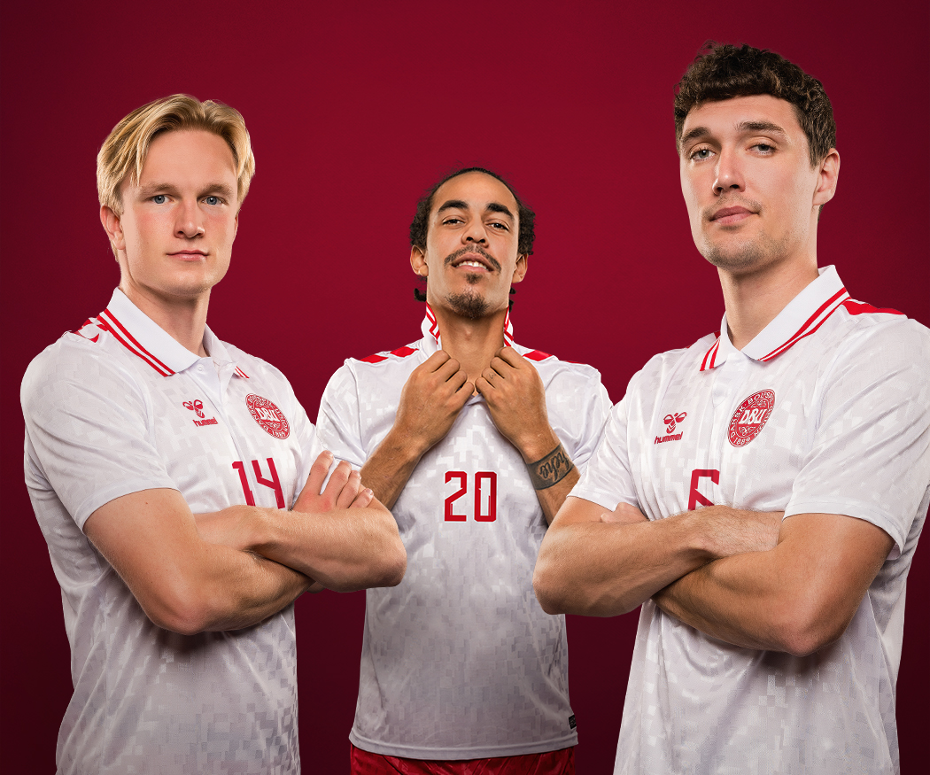 Fra Aabybro IF til Faxe BK: Sådan indgår 1535 danske fodboldklubber i landsholdets nye EM-trøje